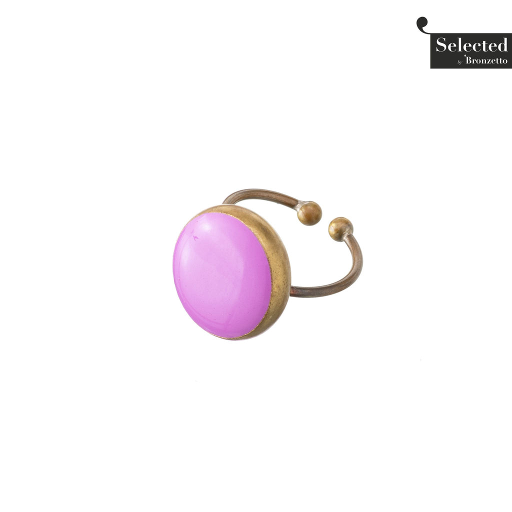 Smarties brass large ring by Celeste Generoso – ilbronzetto