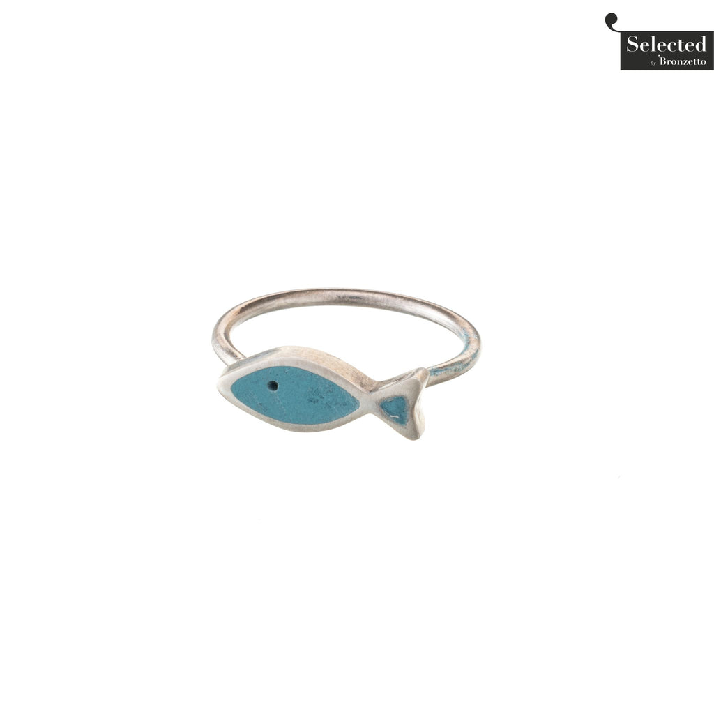 Flounder brass ring by Fabian Crosta – Bronzetto