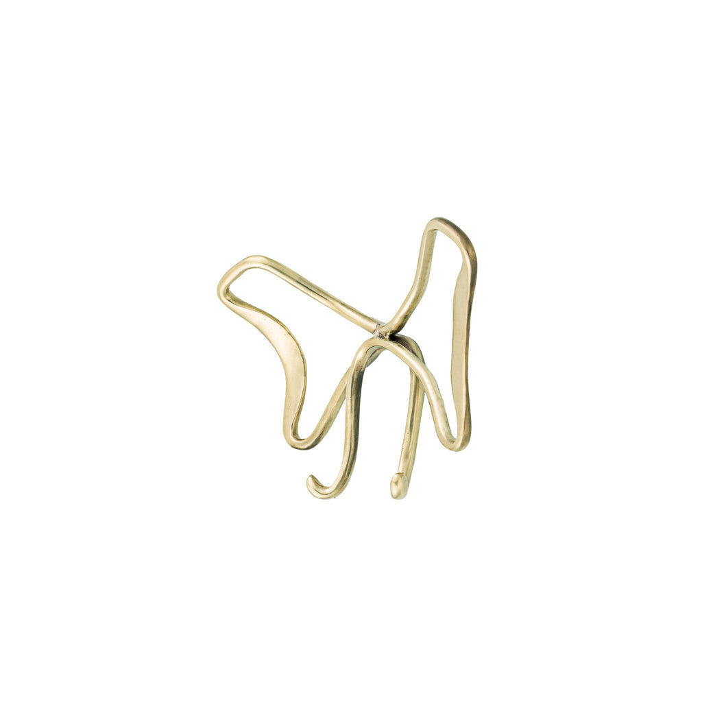 Kindergarten Bambi – brass hooks – Bronzetto