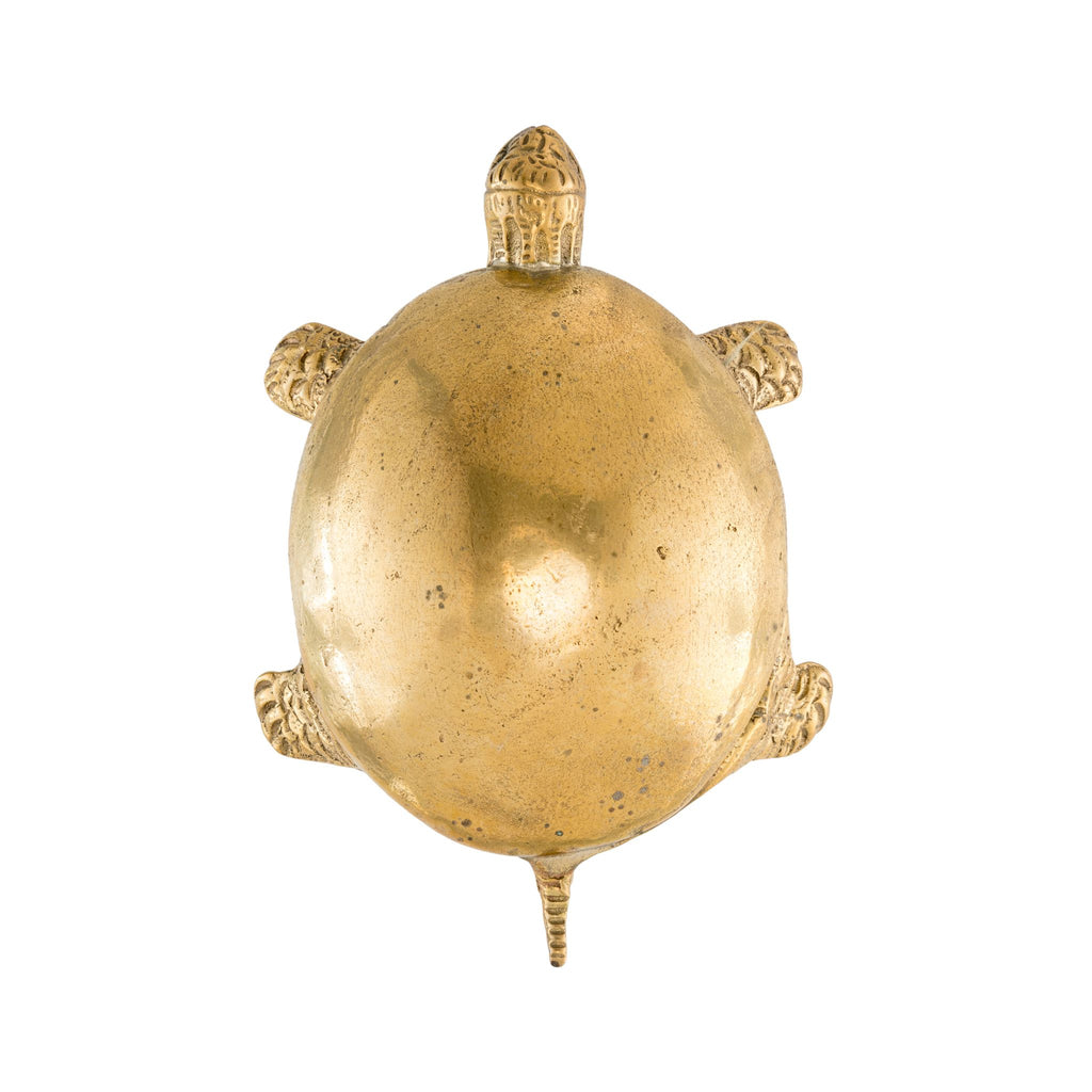 Fauna Brass smooth turtle knob – ilbronzetto