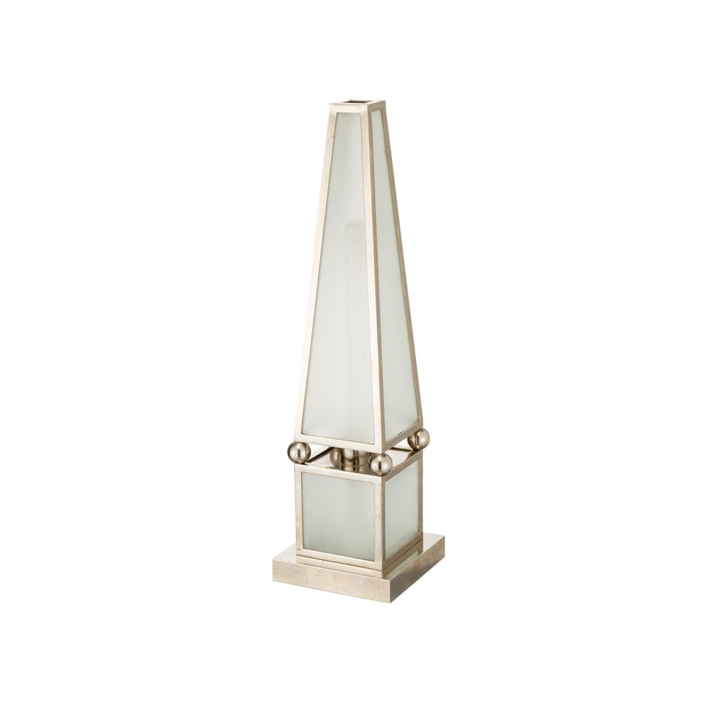 Geometria brass pyramid table lamp – Bronzetto