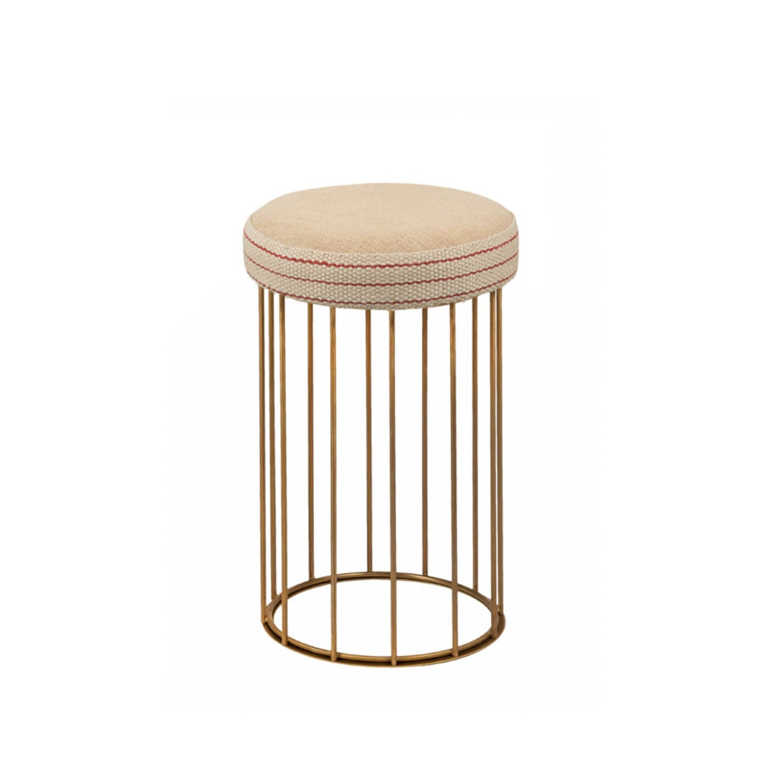 Cage brass stool – ilbronzetto
