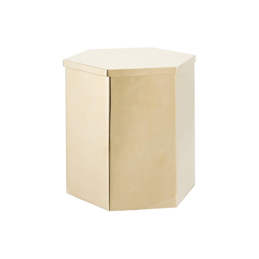 Treasures exagonal brass box – Bronzetto